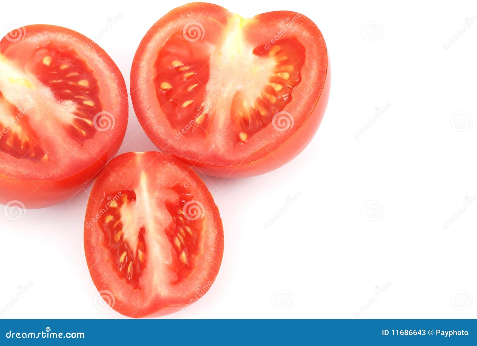 Isolated Slice Fresh Tomatoes Stock Image - Image of organic, healthy ...