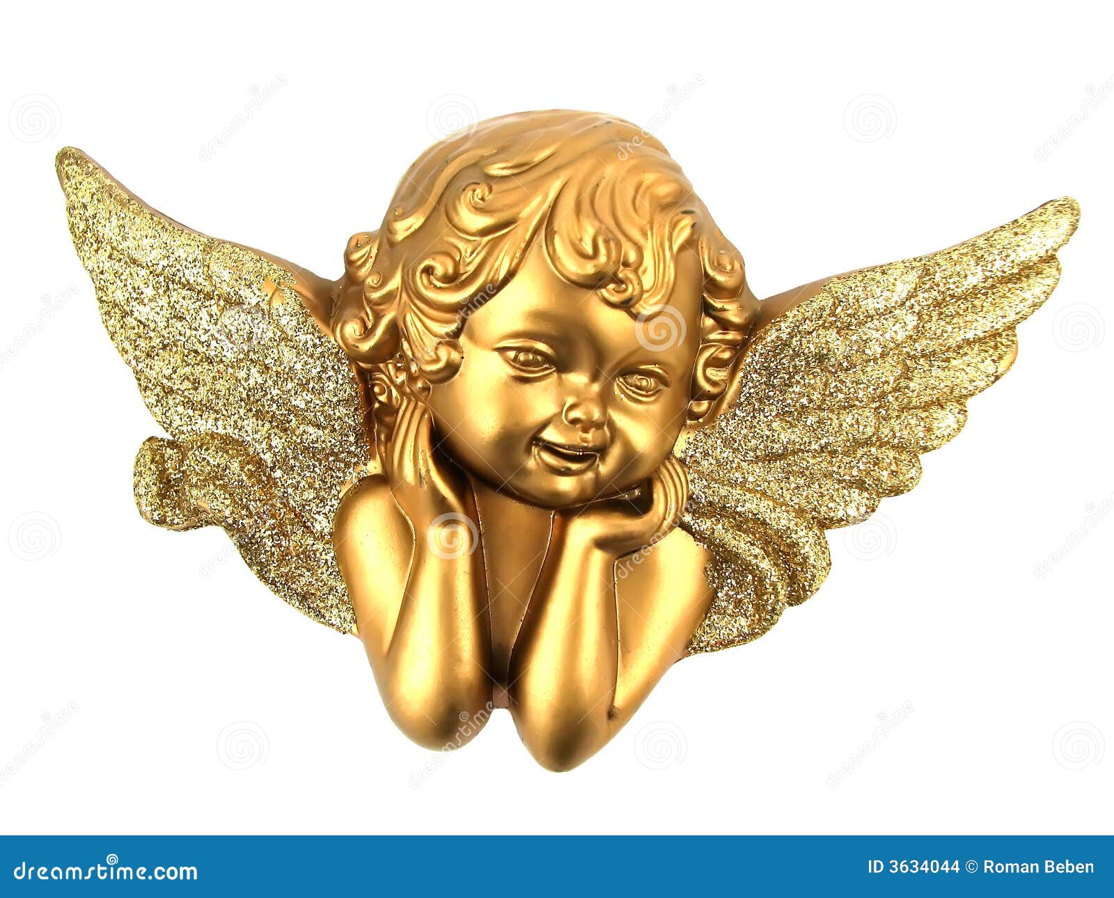 Isolated small Angel stock photo. Image of festive, abstraction - 3634044
