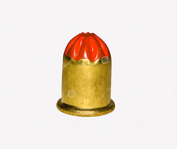Isolated Small Bullet stock photo. Image of danger, explosive - 28423932