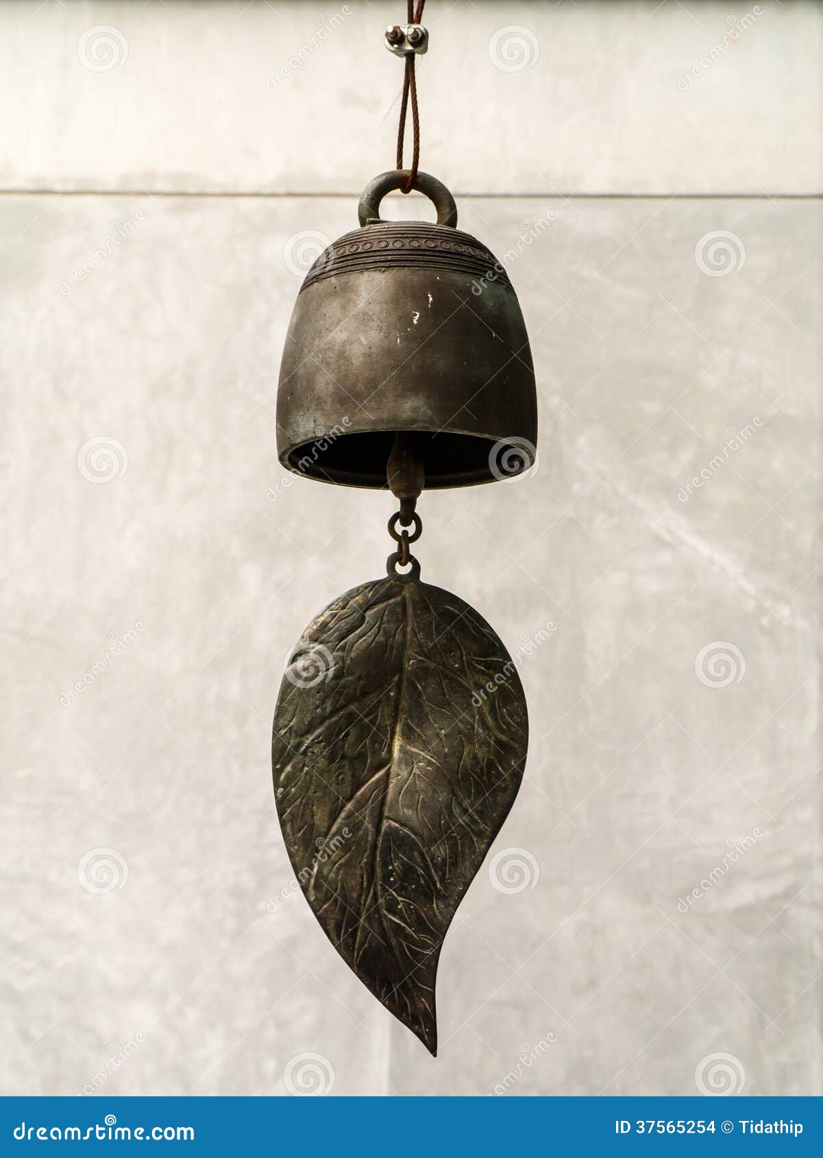 An Isolated Small Old Style Bell Stock Photo - Image of shiny, culture ...