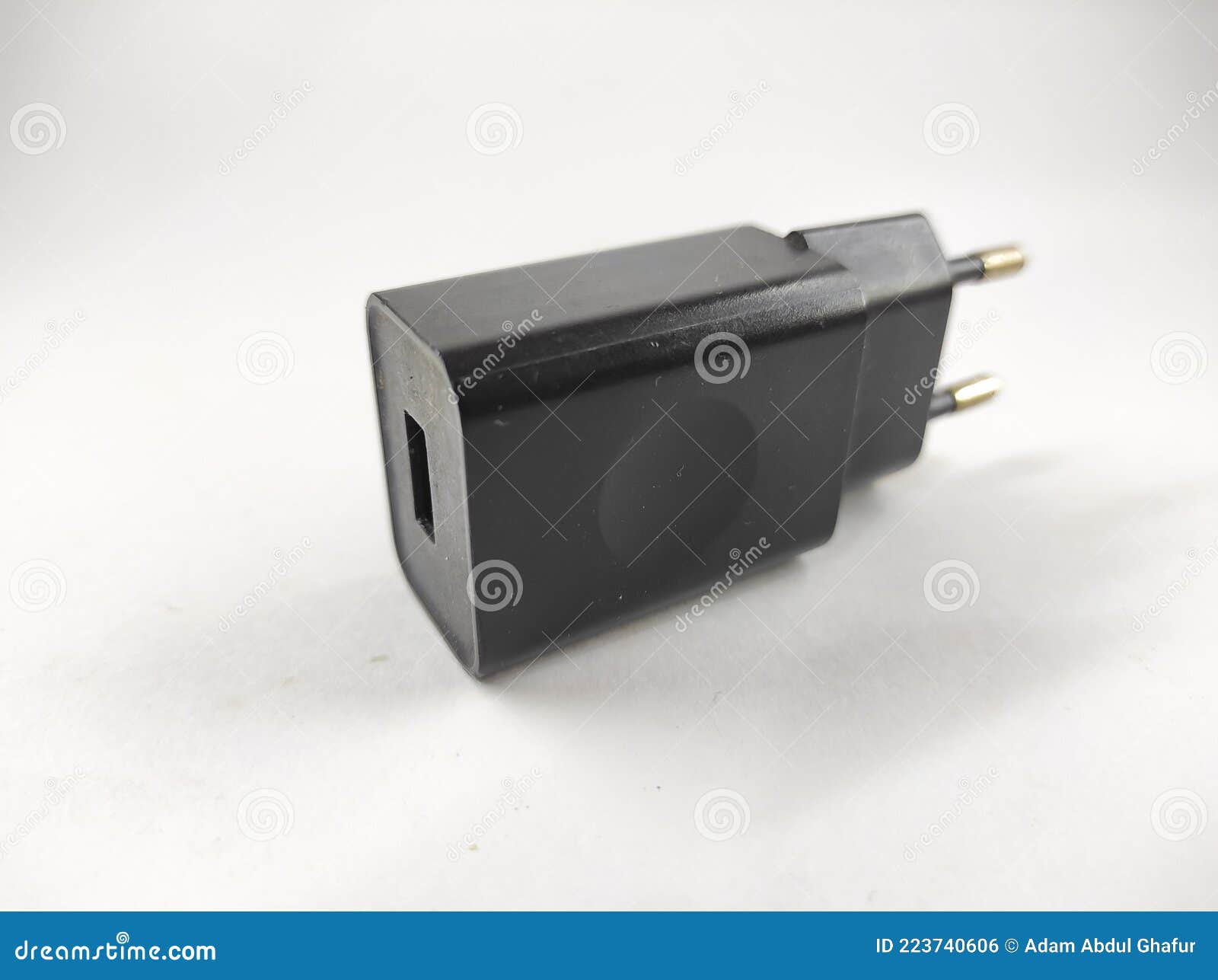 Isolated Smartphone Charger Head 6 Stock Photo - Image of charger, font ...