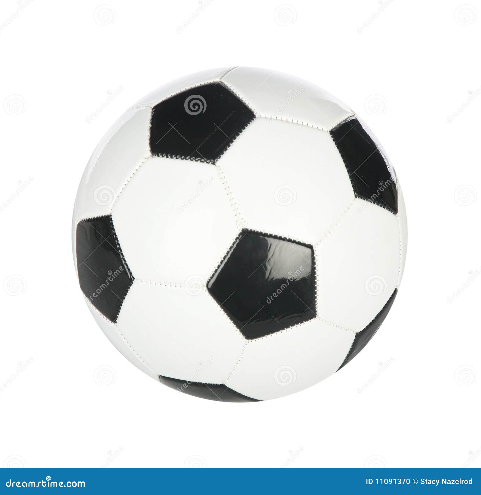 Isolated soccer ball stock photo. Image of football, champion - 11091370