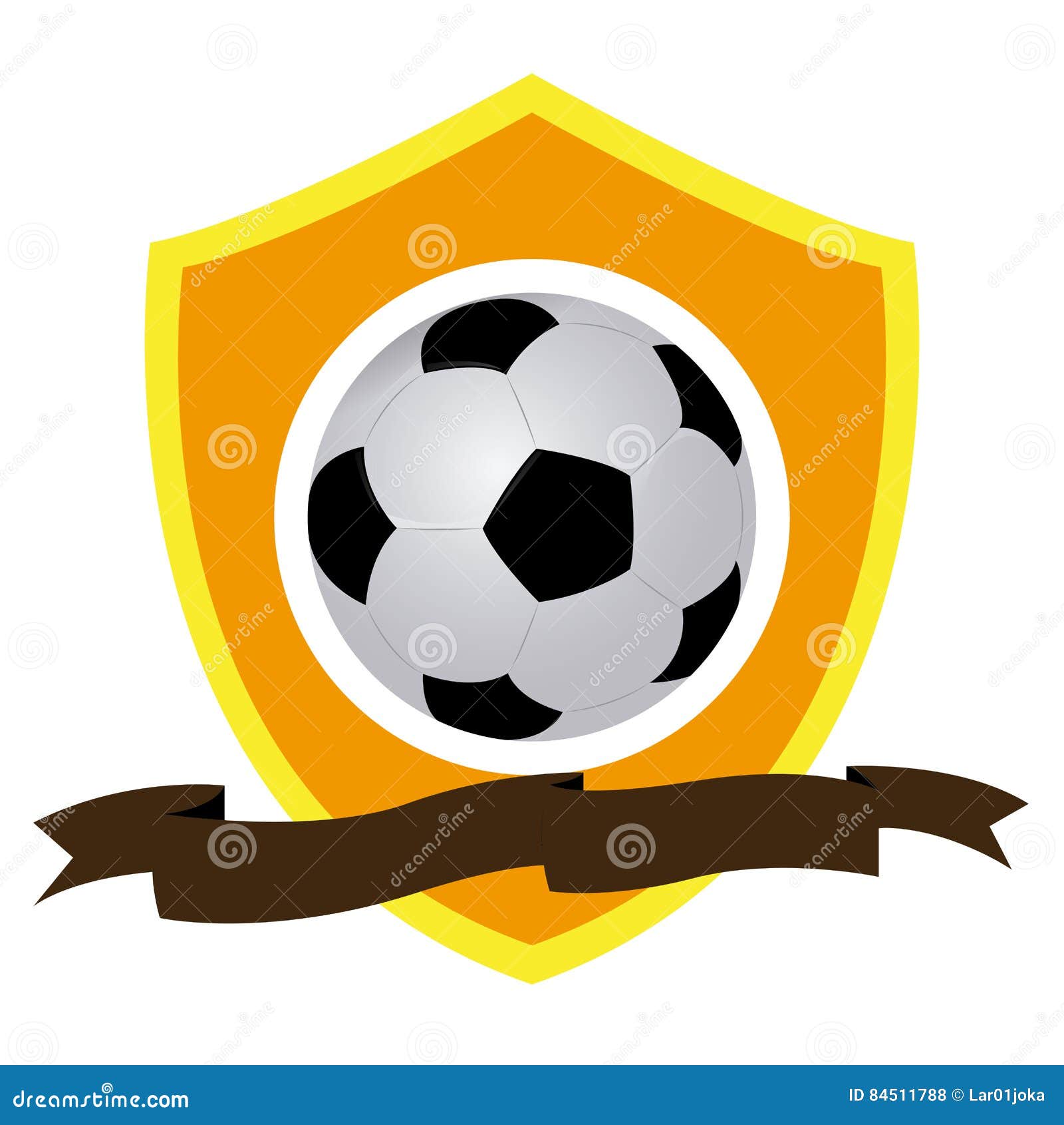 Isolated soccer emblem stock vector. Illustration of championship ...