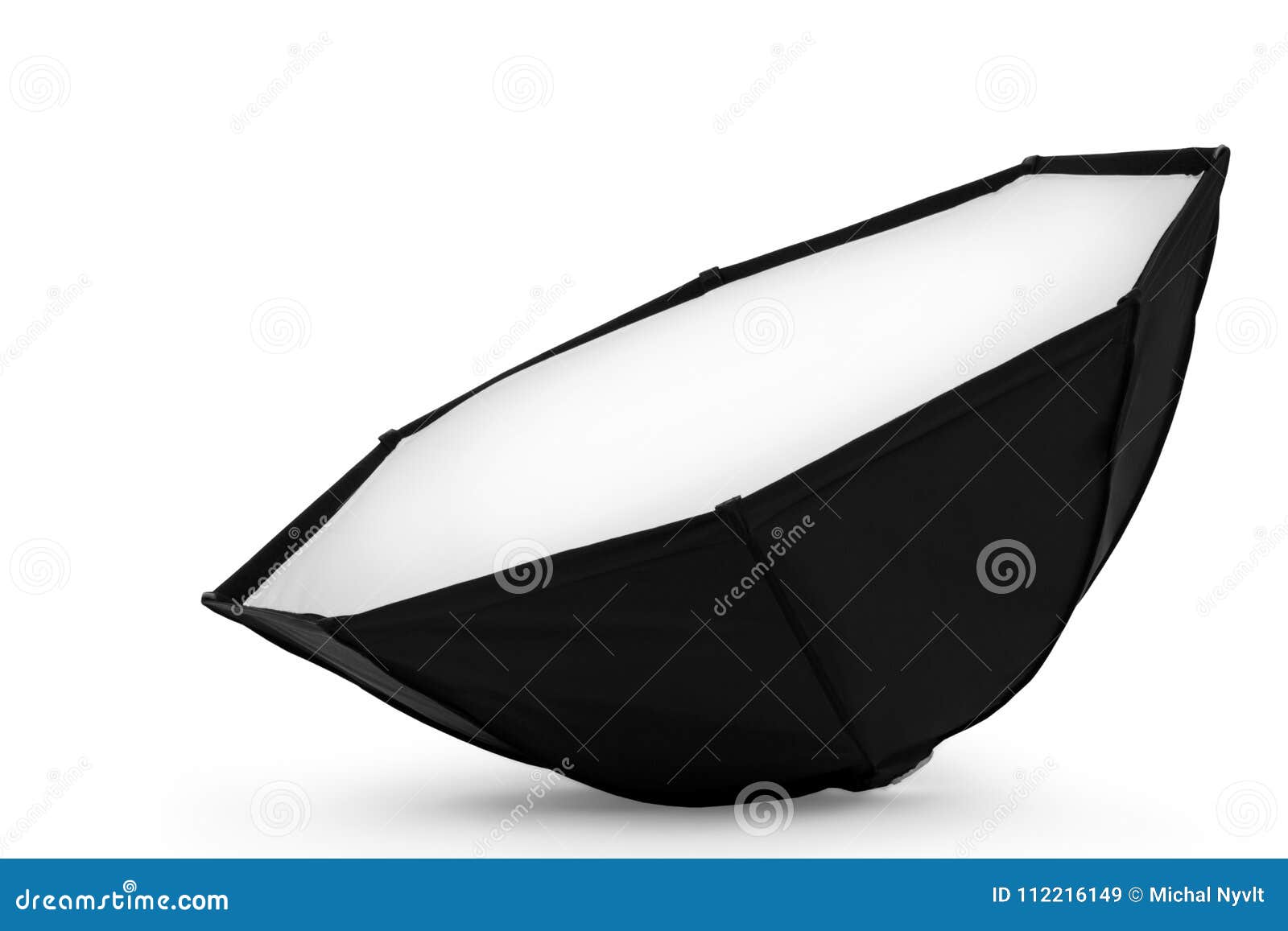 Isolated softbox on white stock image. Image of shadow - 112216149