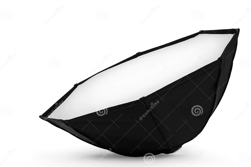 Isolated softbox on white stock image. Image of shadow - 112216149