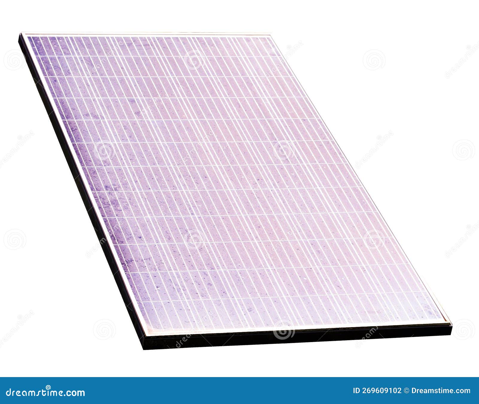 Isolated Solar Panel, a Solar Panel on a Rural Property, Unique, Old ...