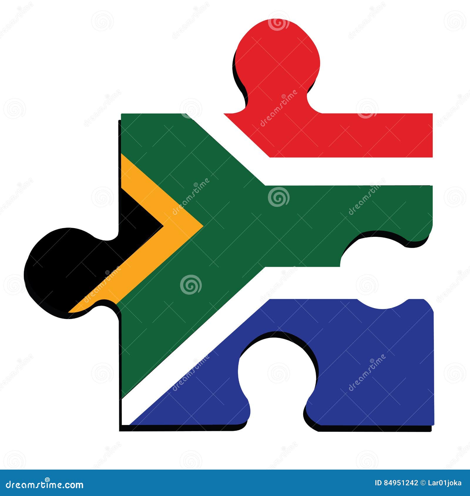 Isolated South African Flag Stock Vector - Illustration of design ...