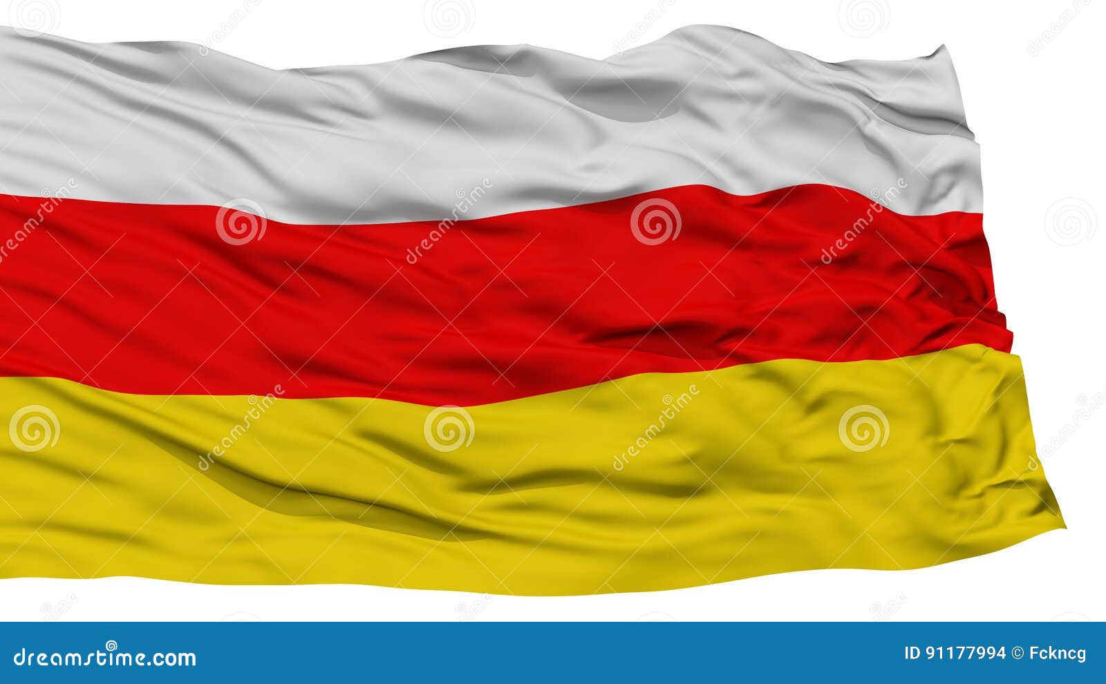 Isolated South Ossetia Flag Stock Photo - Image of country, patriot ...