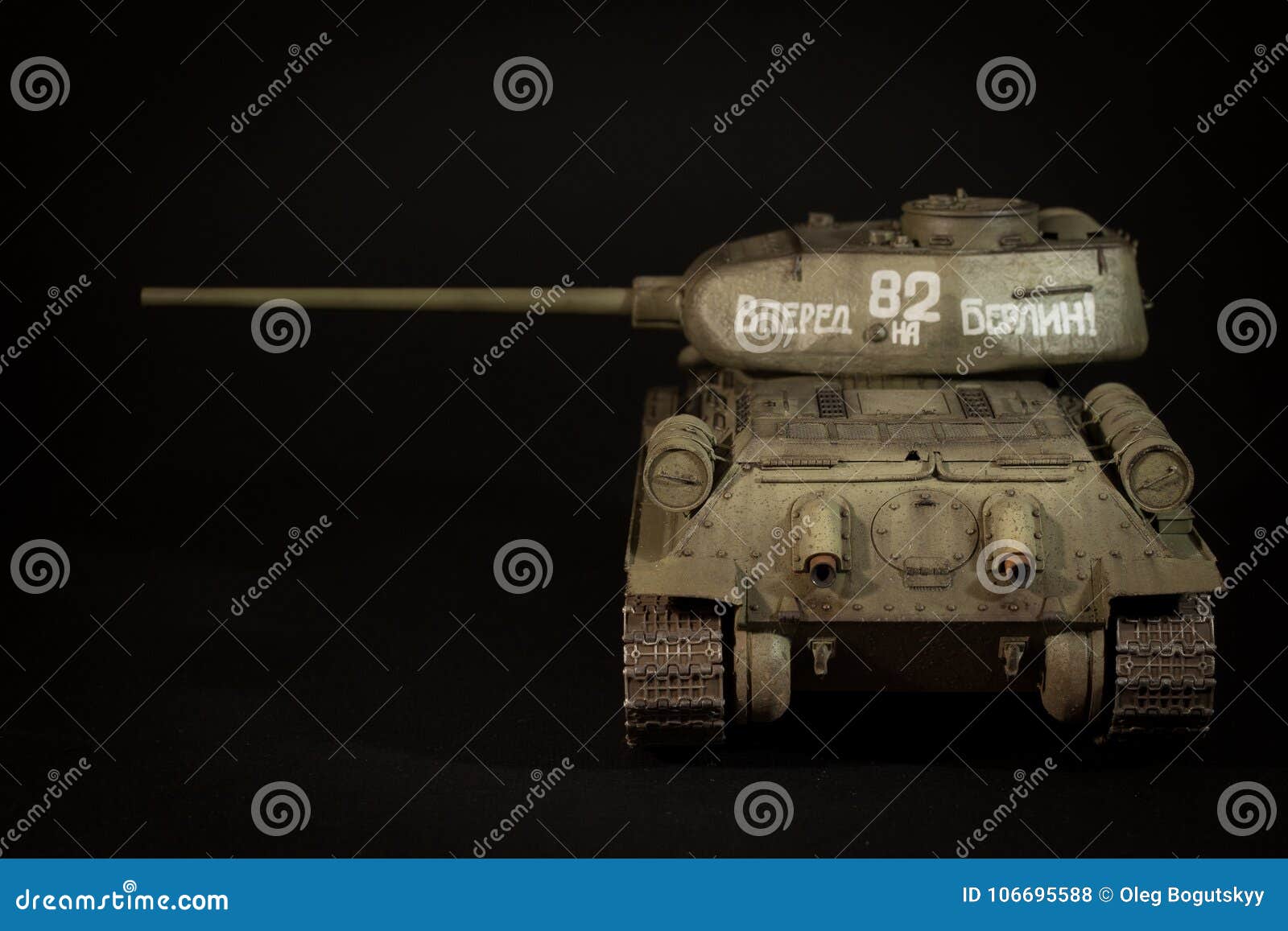 Soviet Union Tank T-34/85 Model Editorial Image | CartoonDealer.com ...
