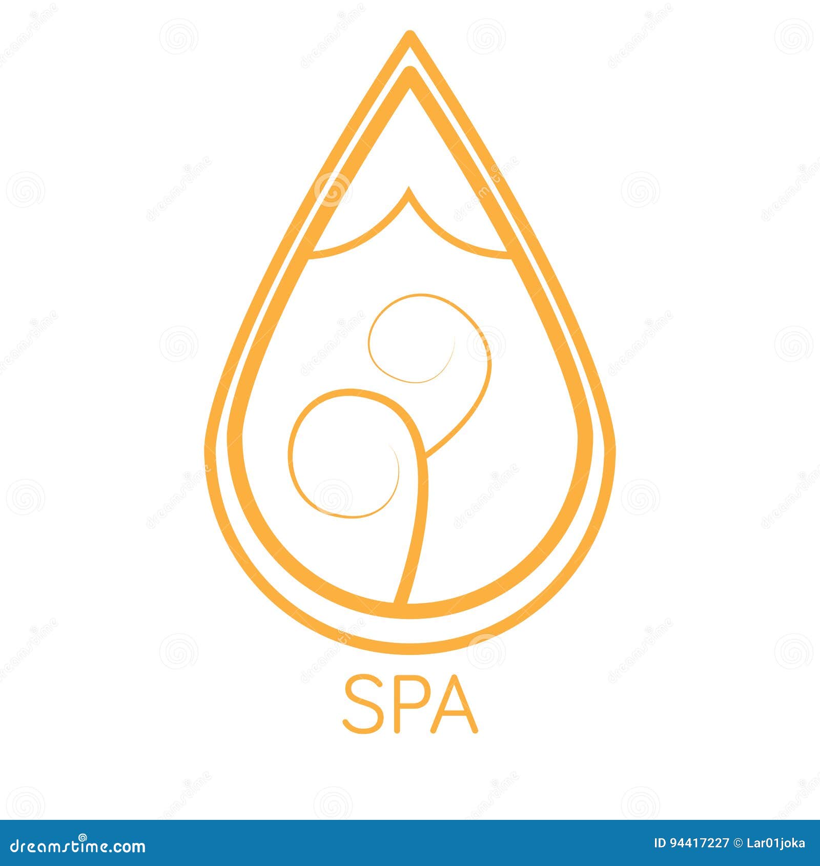 Isolated spa logo stock vector. Illustration of natural - 94417227