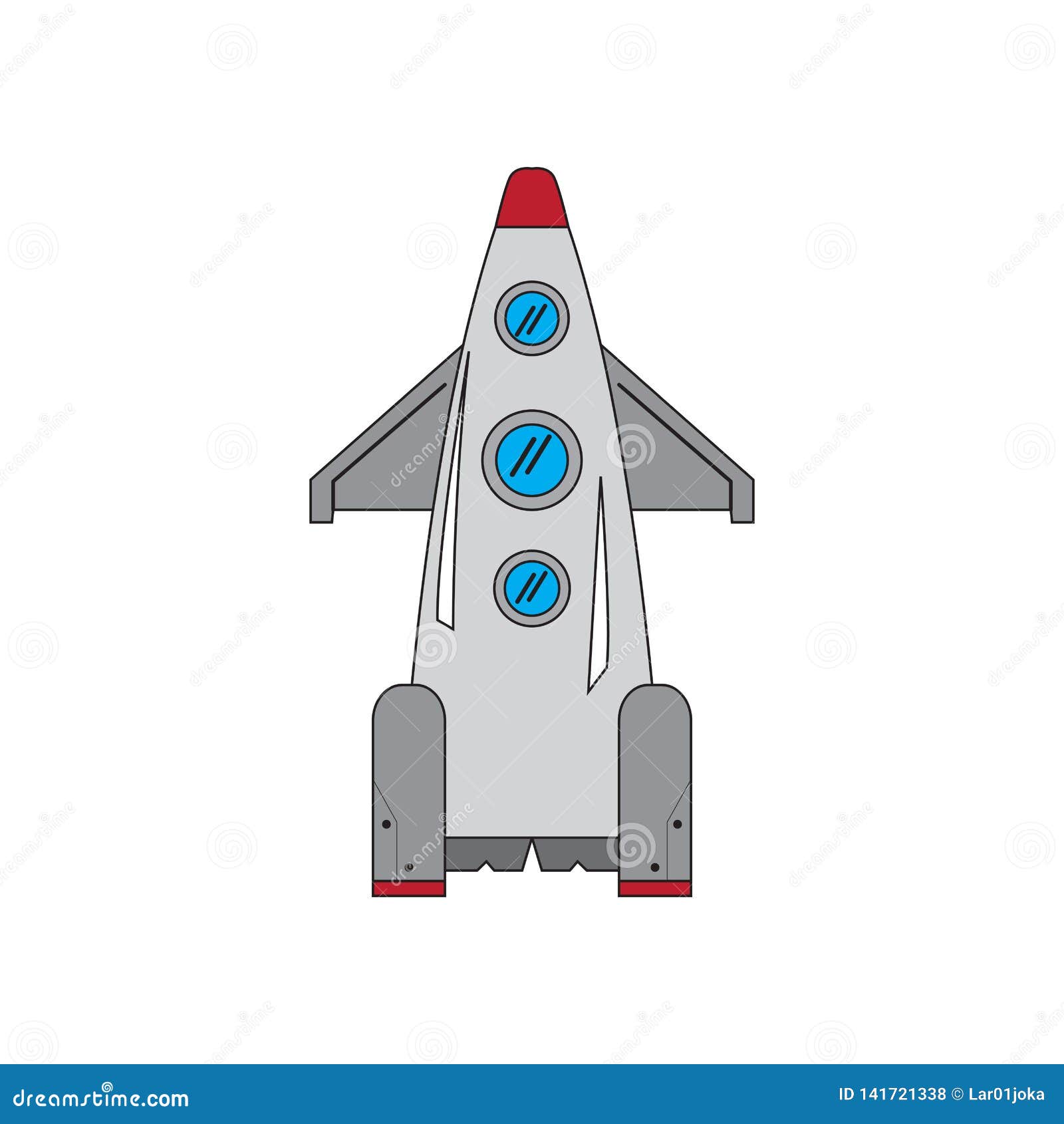 Isolated Space Shuttle Cartoon Stock Vector - Illustration of astronomy ...