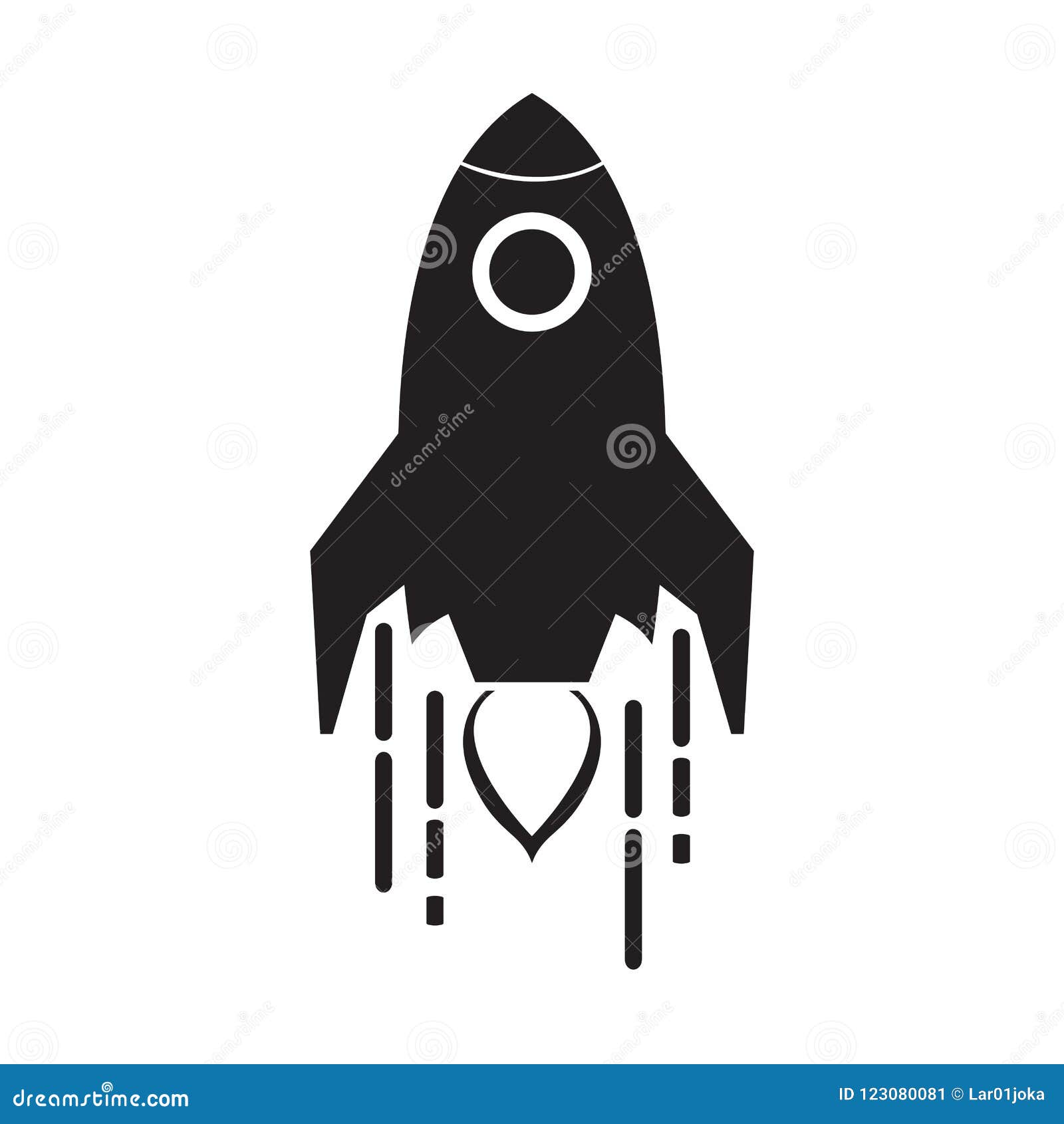 Isolated spaceship logo stock vector. Illustration of galaxy - 123080081