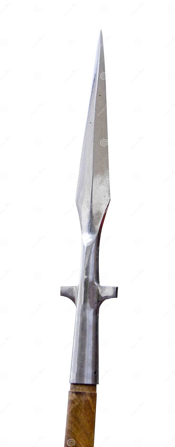 Isolated spear weapon stock photo. Image of white, isolated - 12113984