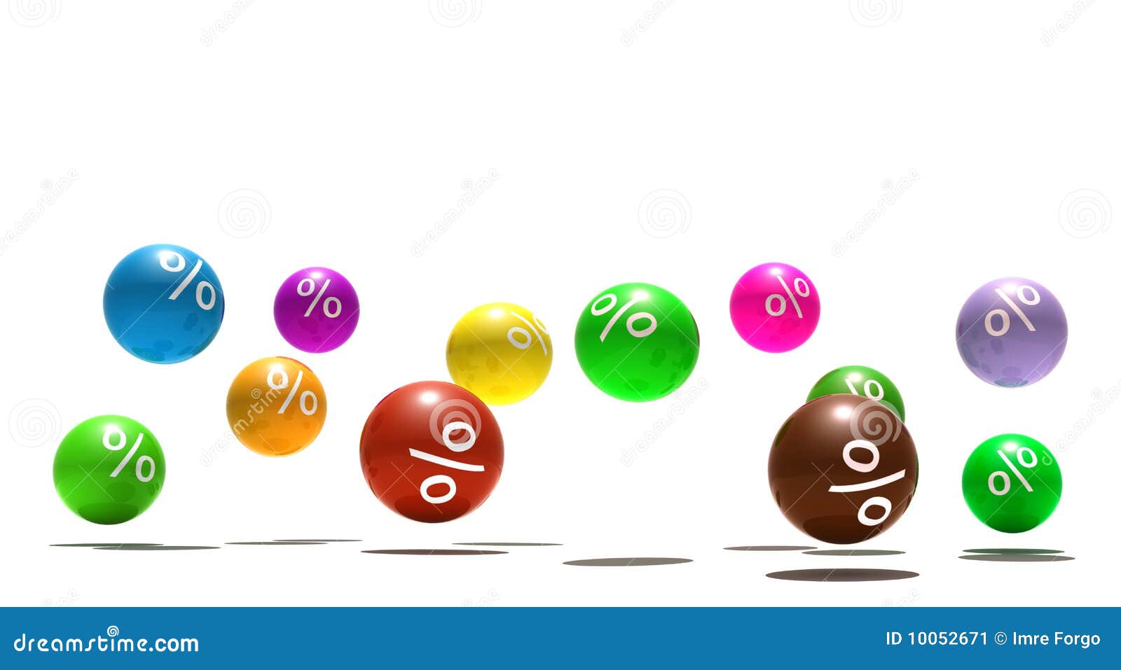 Isolated Spheres with Percent Symbol Stock Illustration - Illustration ...