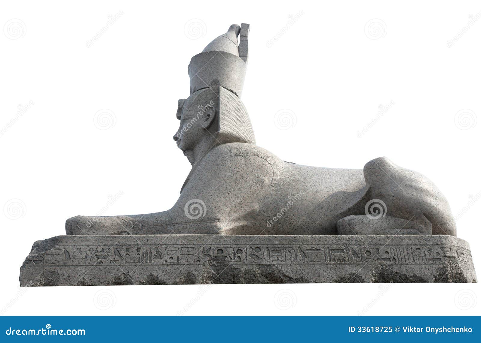 Isolated Sphinx stock image. Image of stone, cutout, sphinx - 33618725