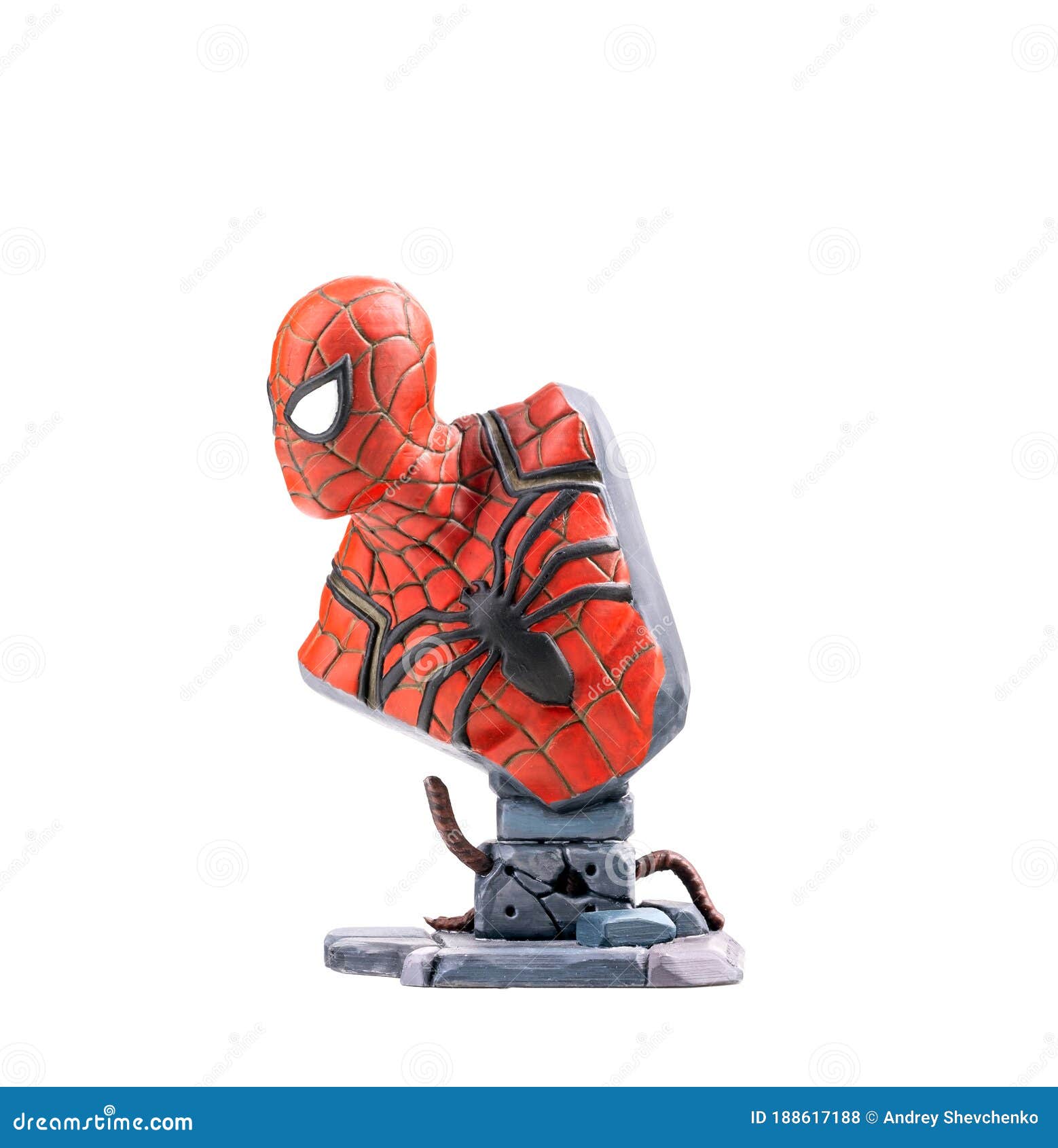 Spider-man from the Marvel Universe Printed on a 3D Printer and Hand ...