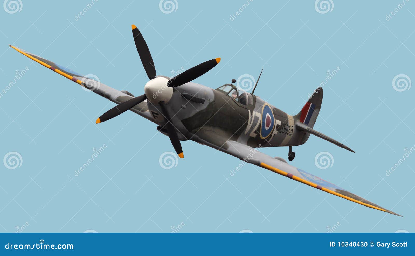 Spitfire Pilot Royalty-Free Stock Photography | CartoonDealer.com #52190081