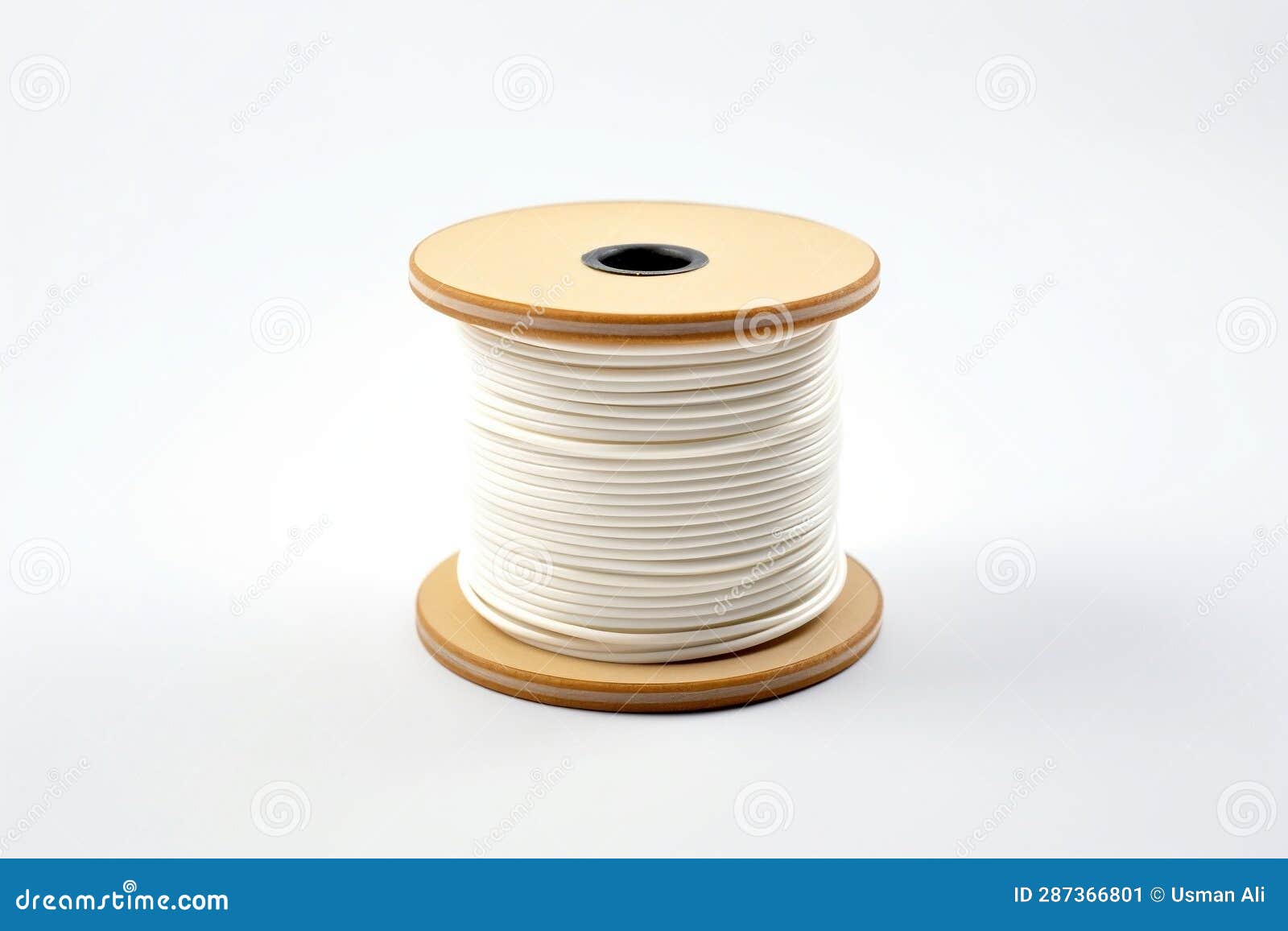 Isolated Spool of Wire on Transparent Background. AI Stock Image ...