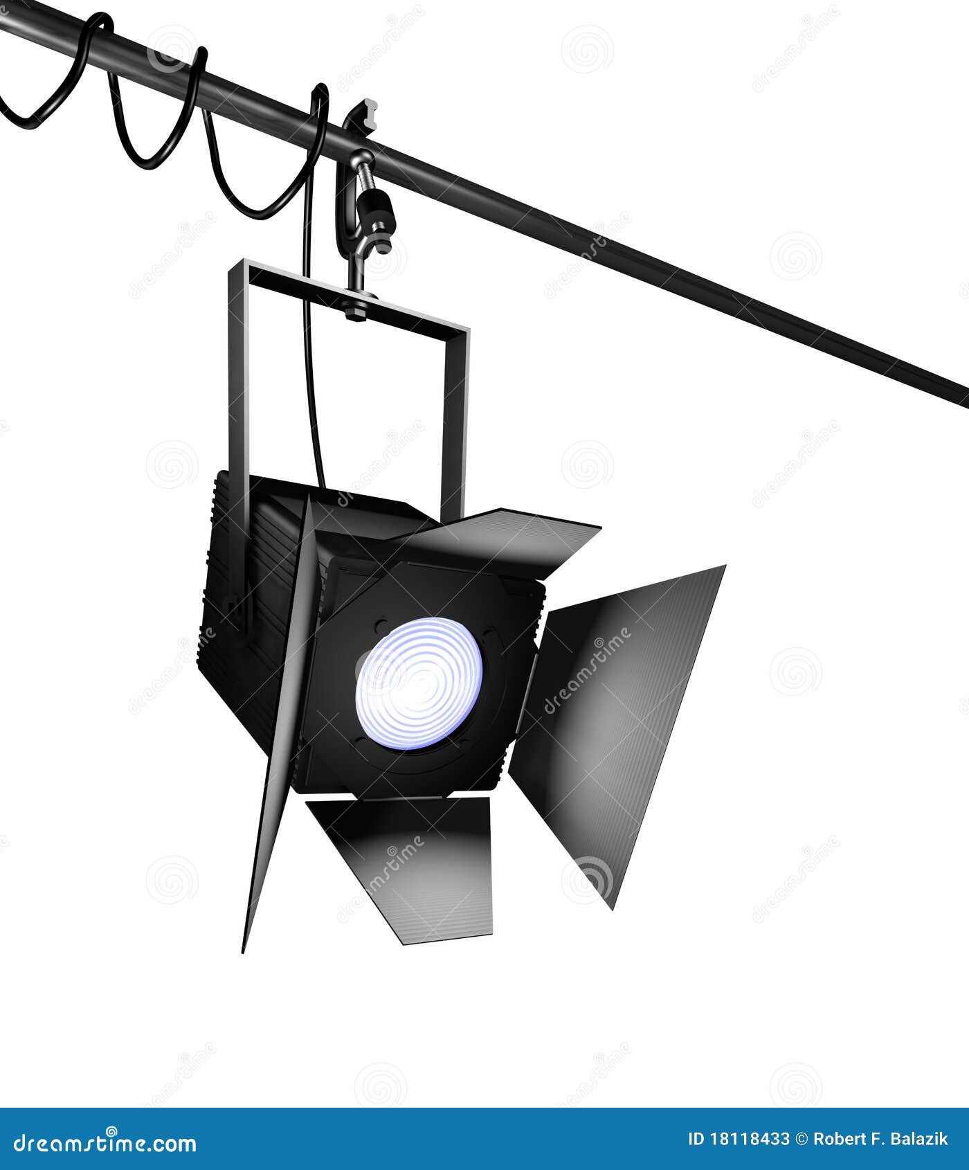 Isolated_spotlight stock illustration. Illustration of spot - 18118433