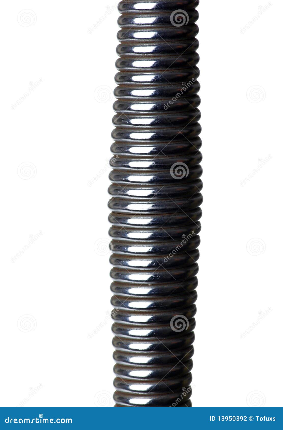 Isolated spring stock photo. Image of expansion, close - 13950392