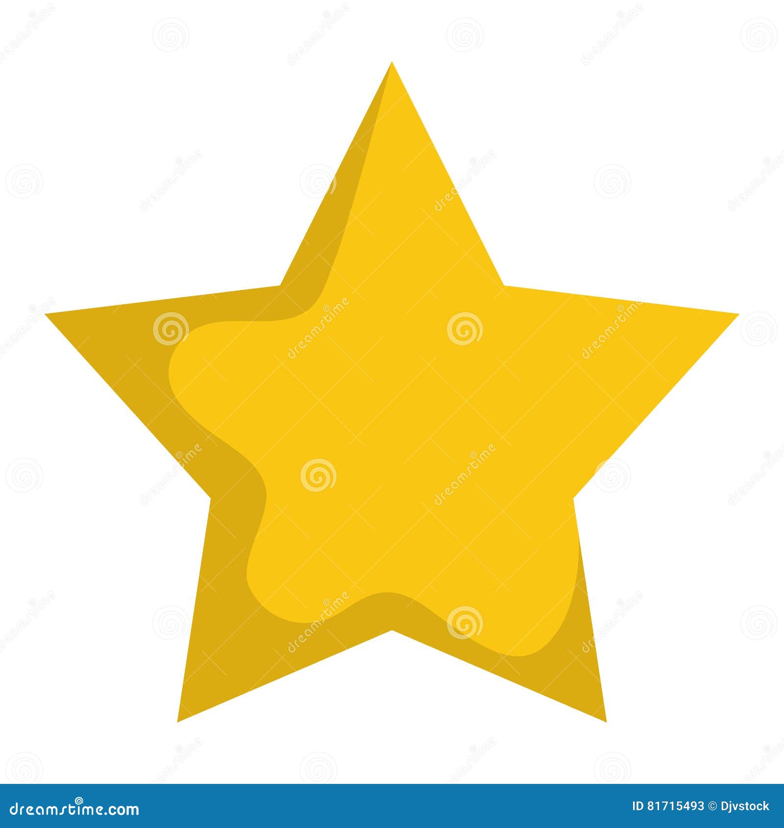 Isolated star symbol stock vector. Illustration of element - 81715493