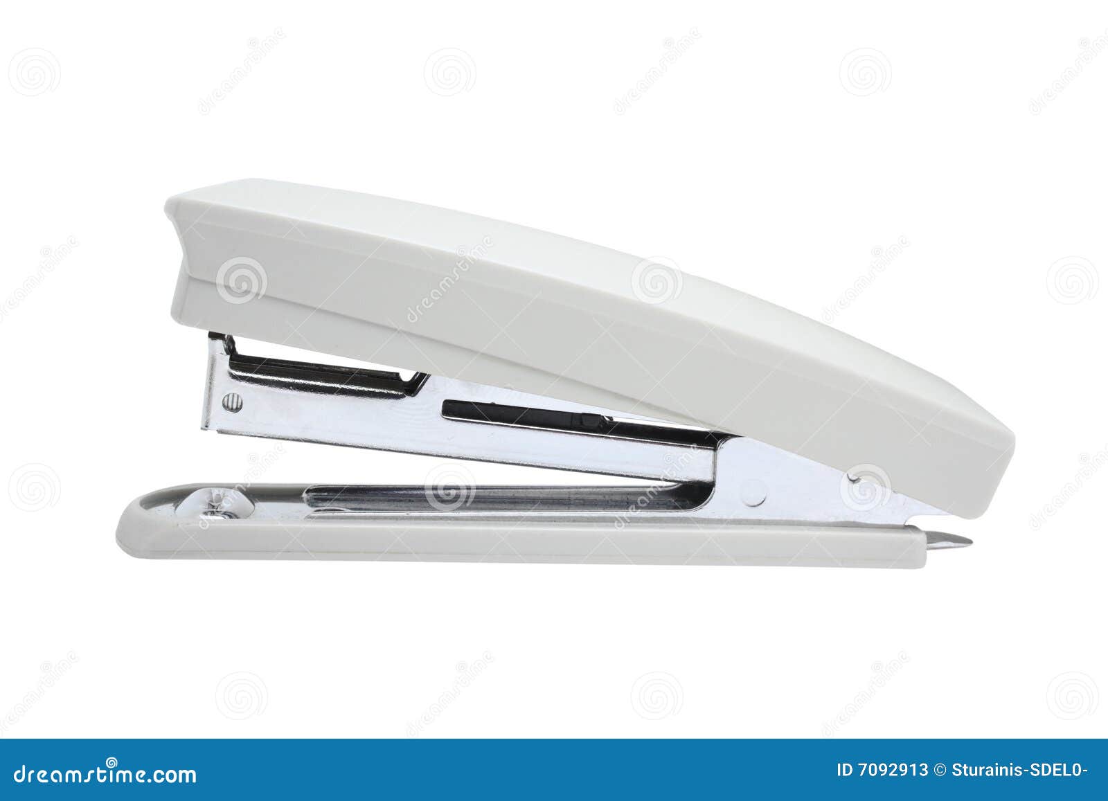 Isolated Stepler Over White Background Stock Image - Image of clip ...