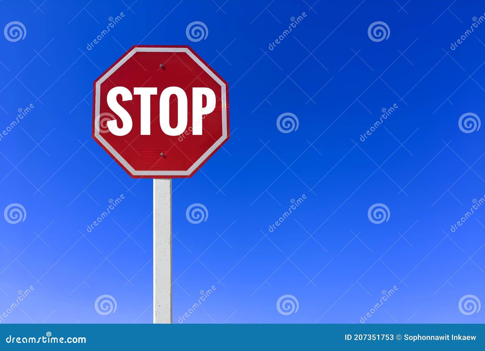 Stop sign stock image. Image of sign, motorcycle, safety - 207351753
