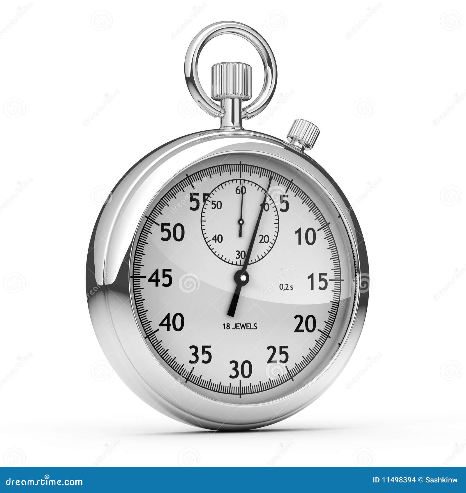 Isolated Stopwatch stock photo. Image of finishing, clock - 11498394