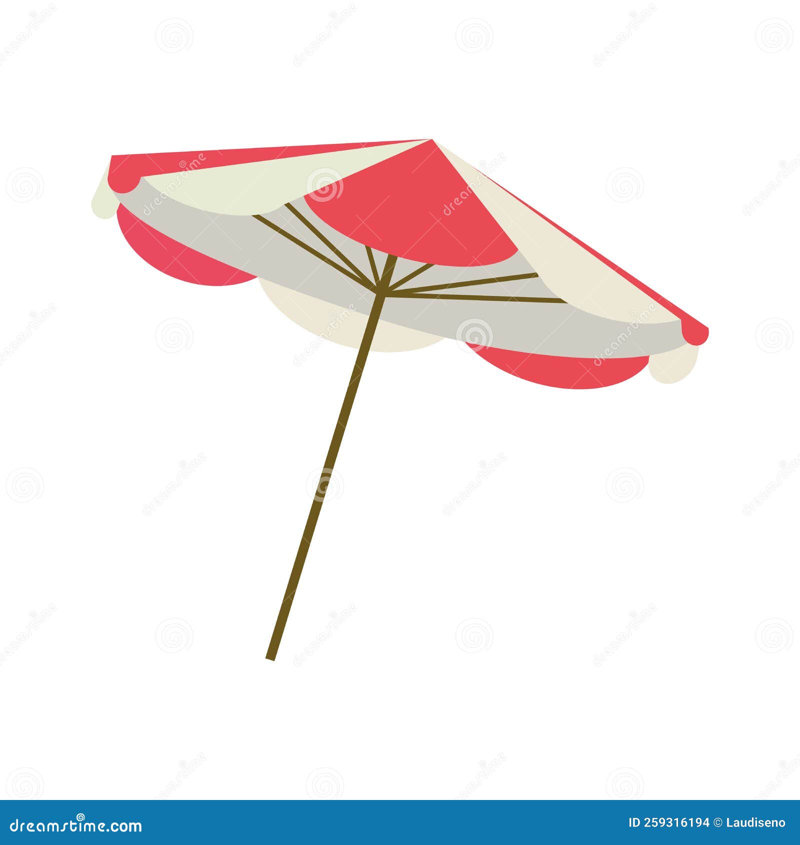 Isolated Summer Resort Umbrella Icon Vector Stock Vector - Illustration ...