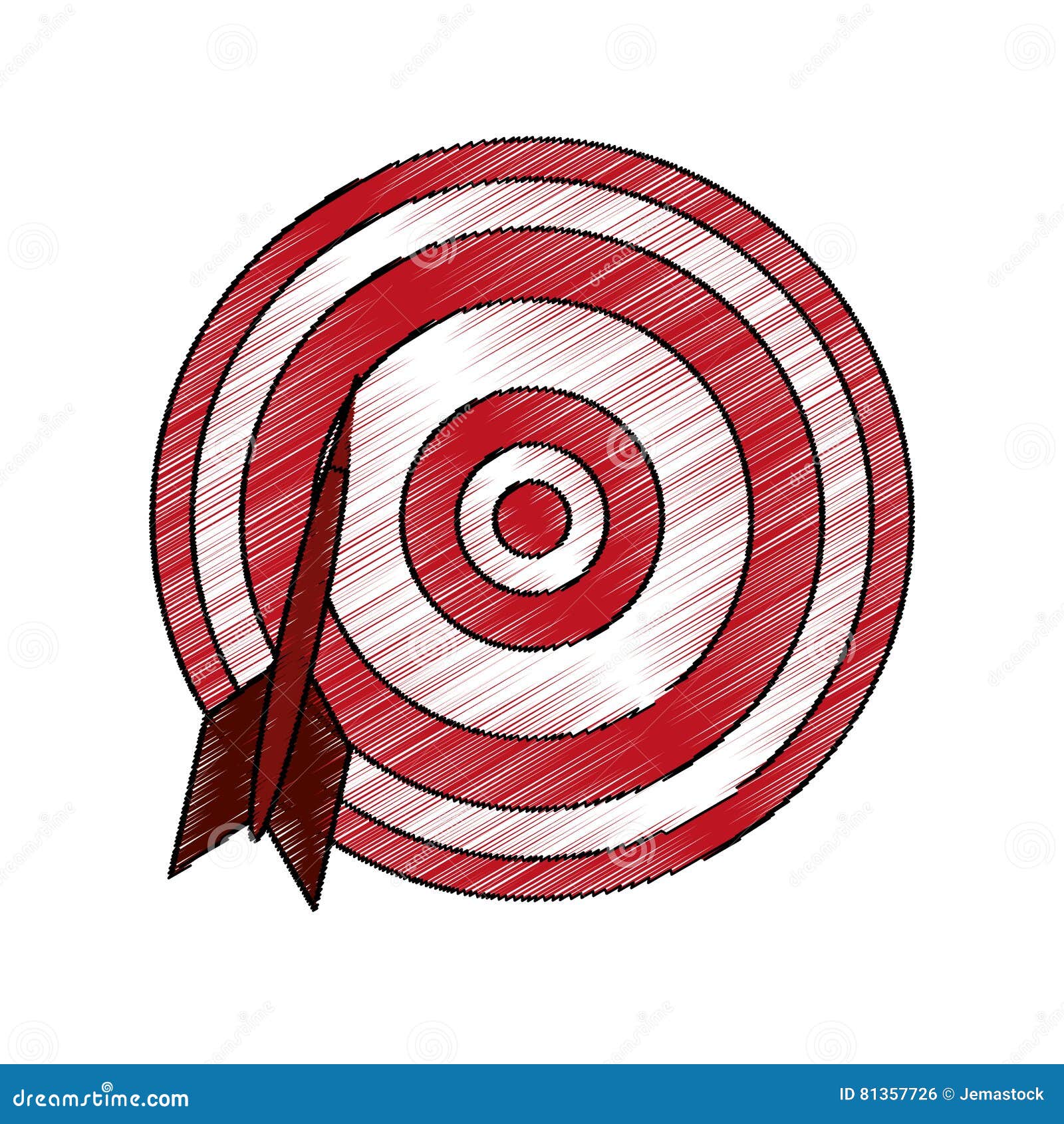 Isolated target toy design stock vector. Illustration of decorative ...