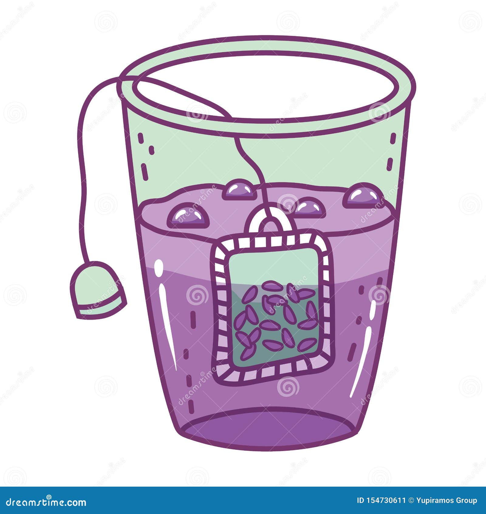 Isolated Tea Glass Design Vector Illustration Stock Vector ...