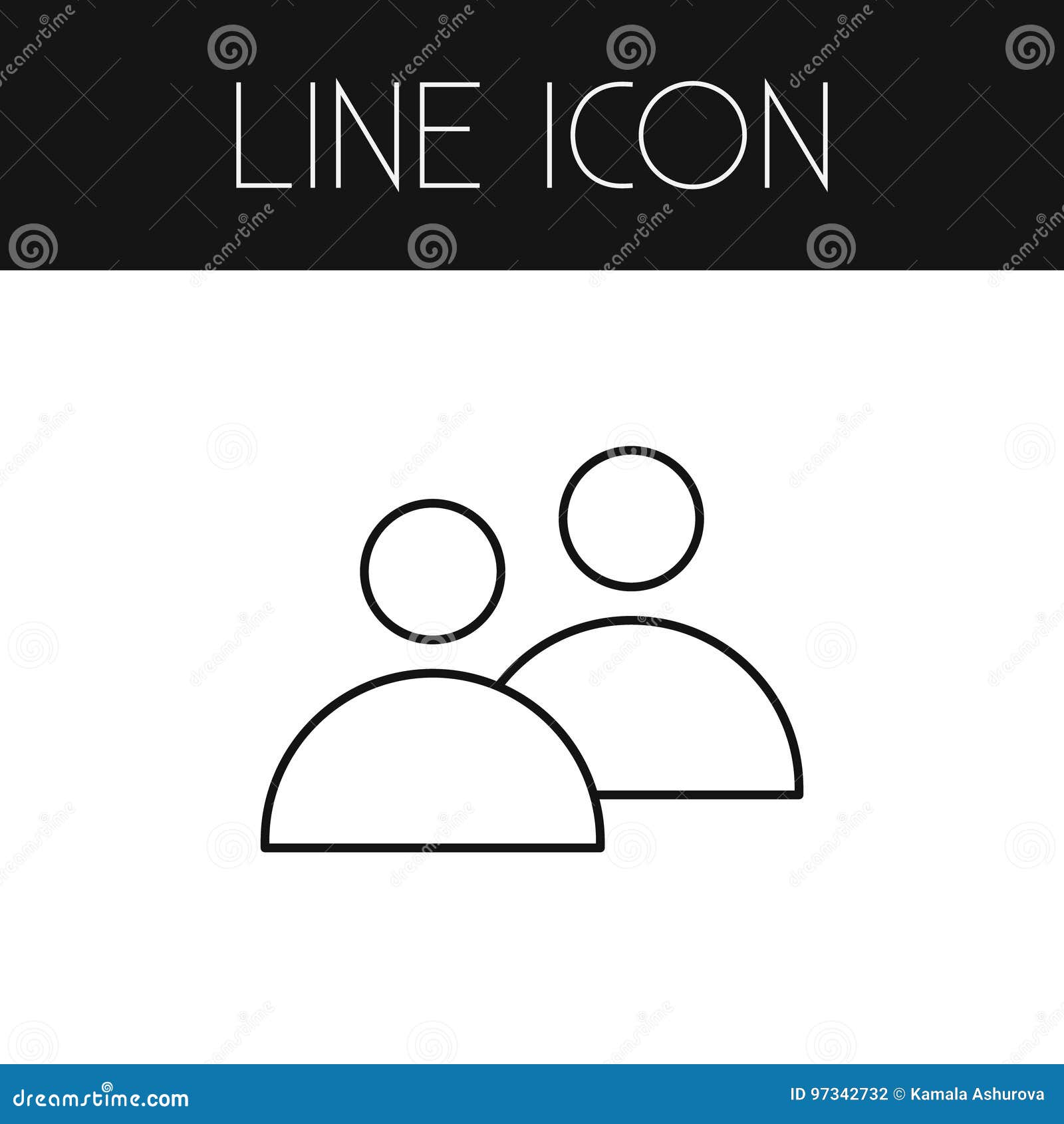 Isolated Team Outline. Group Vector Element Can Be Used for Team, Group ...