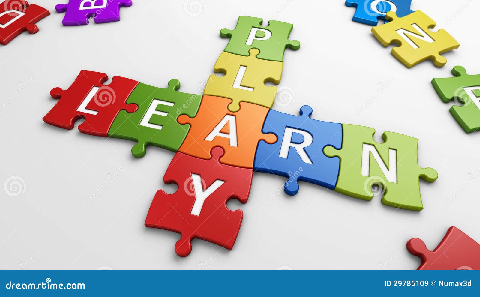 Text play learn stock illustration. Illustration of instruction - 29785109