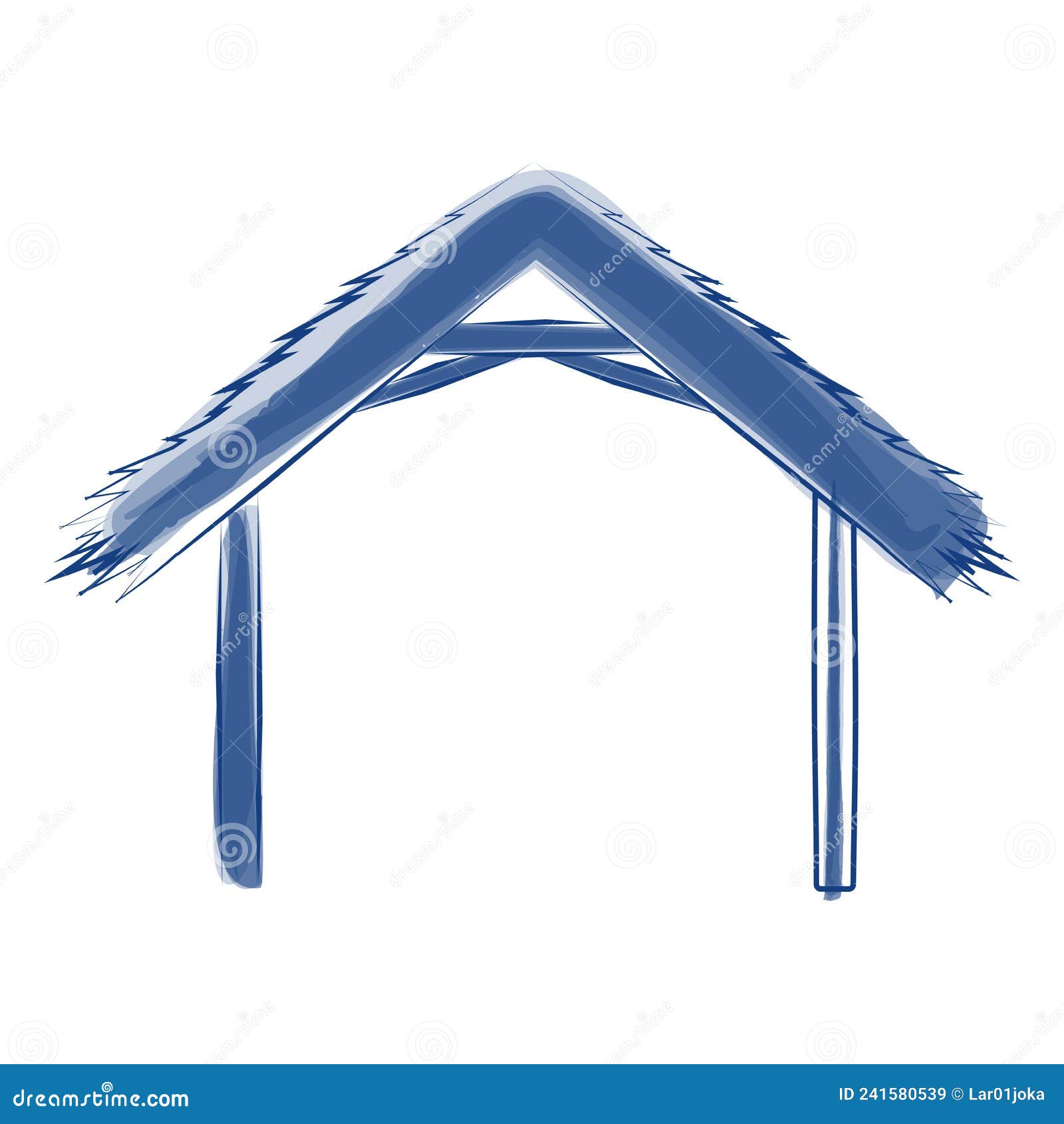 Isolated Textured Colored Manger Icon Vector Stock Vector ...