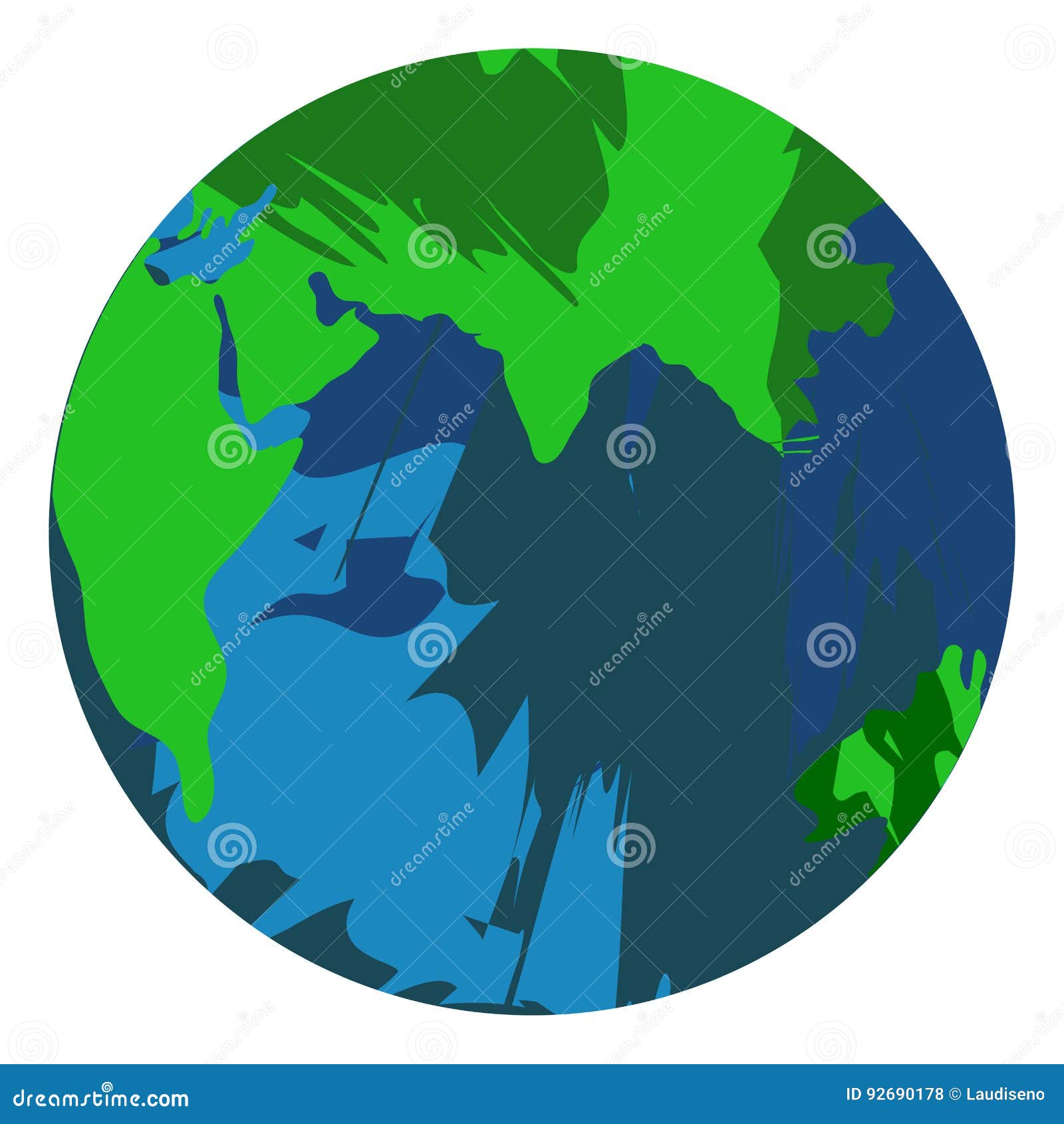 Isolated textured earth stock illustration. Illustration of abstract ...