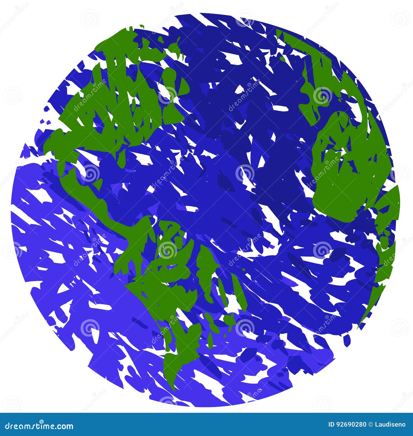 Isolated textured earth stock illustration. Illustration of abstract ...