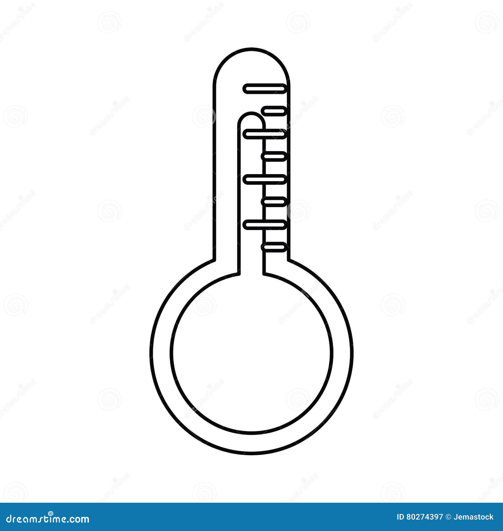 Isolated Thermometer Design Stock Vector - Illustration of thermometer ...