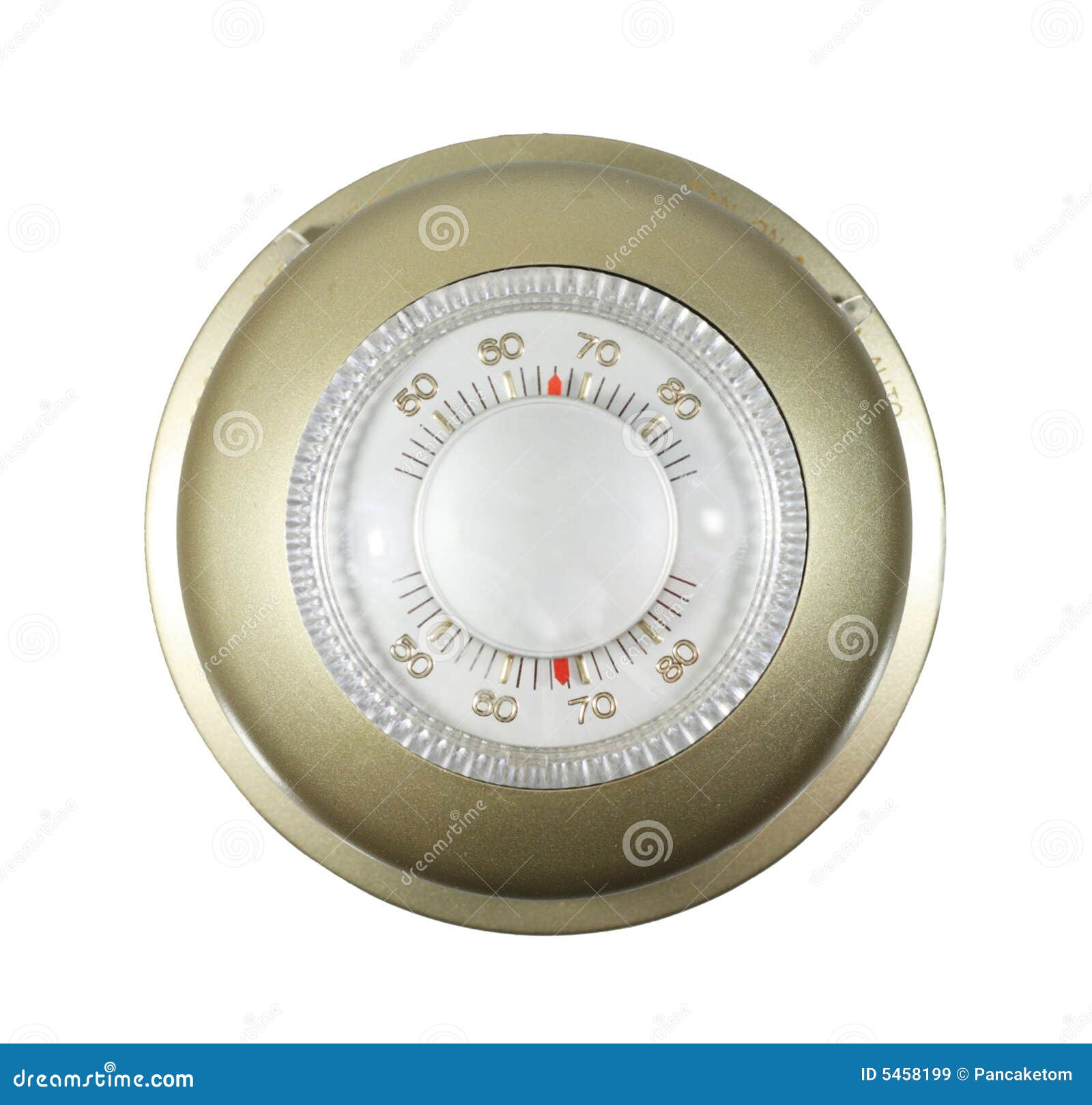 Isolated thermostat stock image. Image of isolated, hvac - 5458199