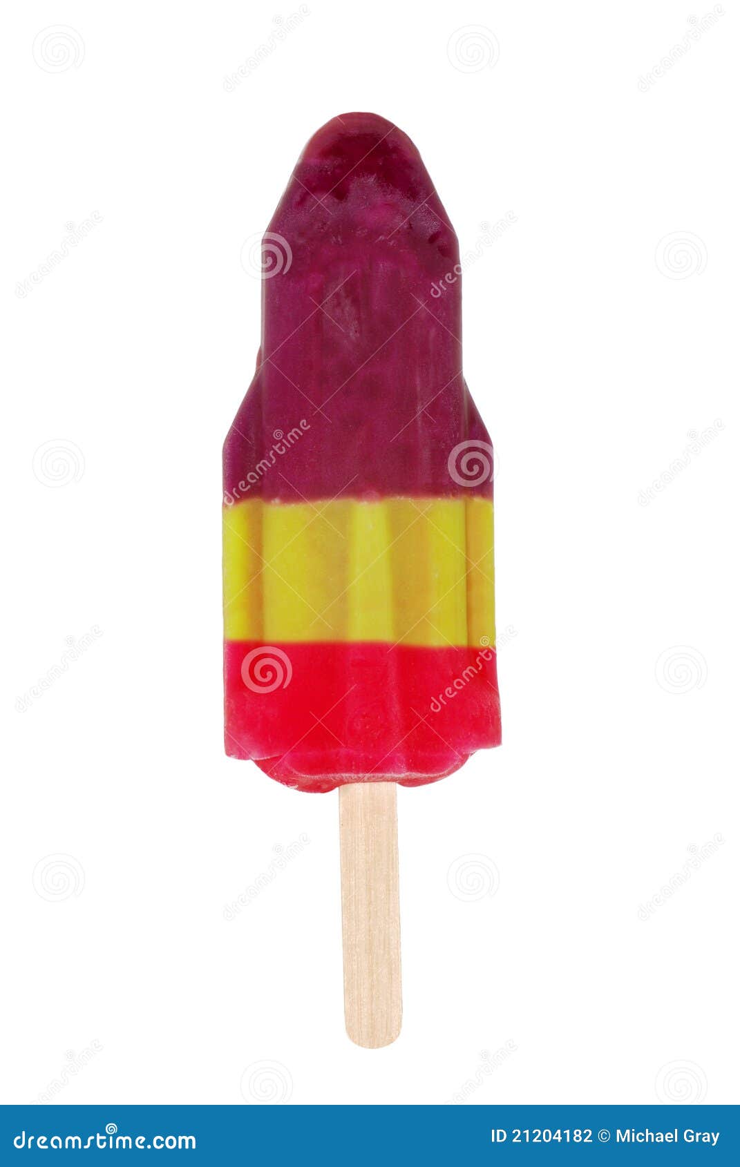 Isolated Popsicle Ice Cream Sticks With Color Wheel Shape Stock Image ...