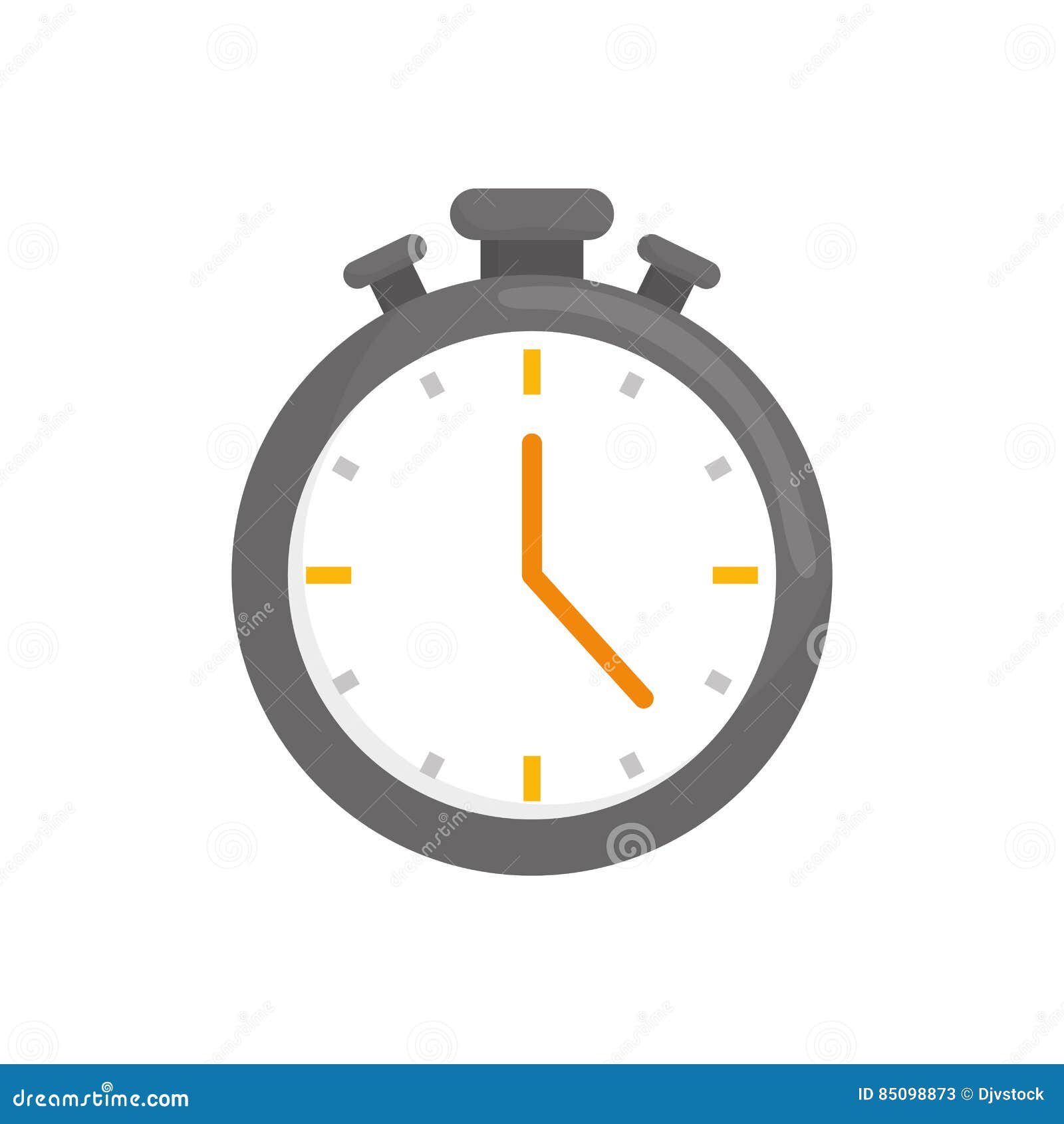 Isolated timer clock stock illustration. Illustration of information ...