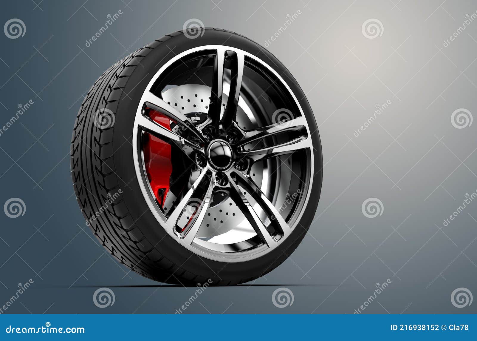 Isolated tire mockup stock illustration. Illustration of automotive ...