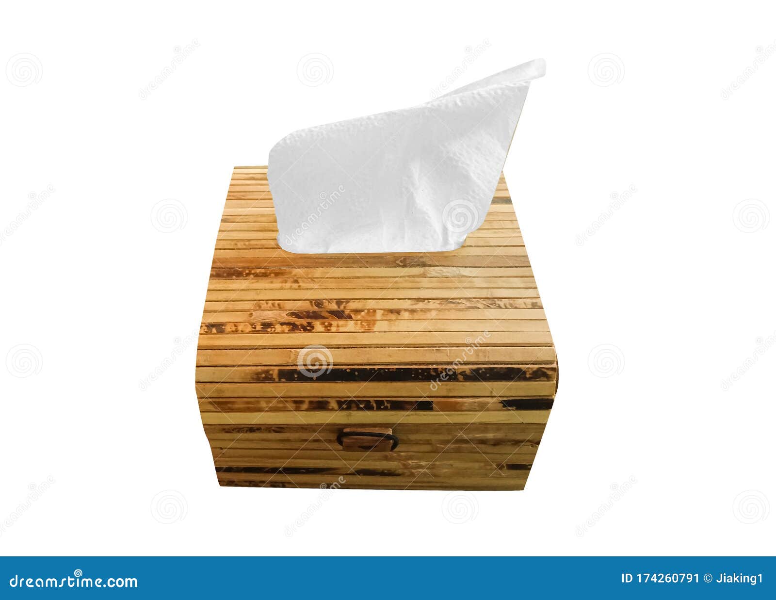 Isolated Tissue Box with Paper , Perspective View Stock Image - Image ...