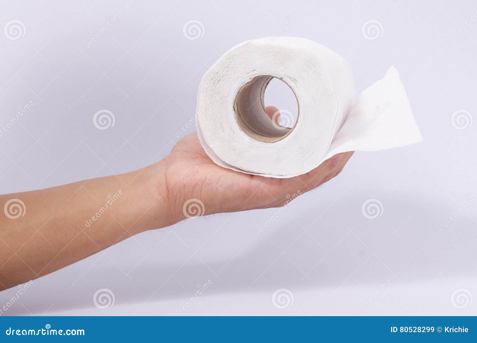 Isolated Tissue Papaer in Hand Stock Image - Image of clean, isolate ...