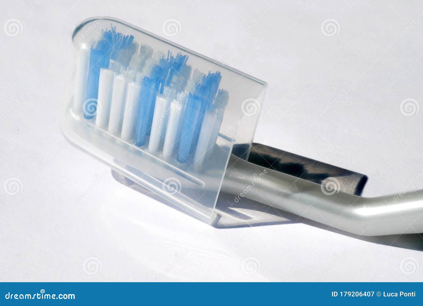 Toothbrush on White Background Stock Image - Image of dentist, object ...