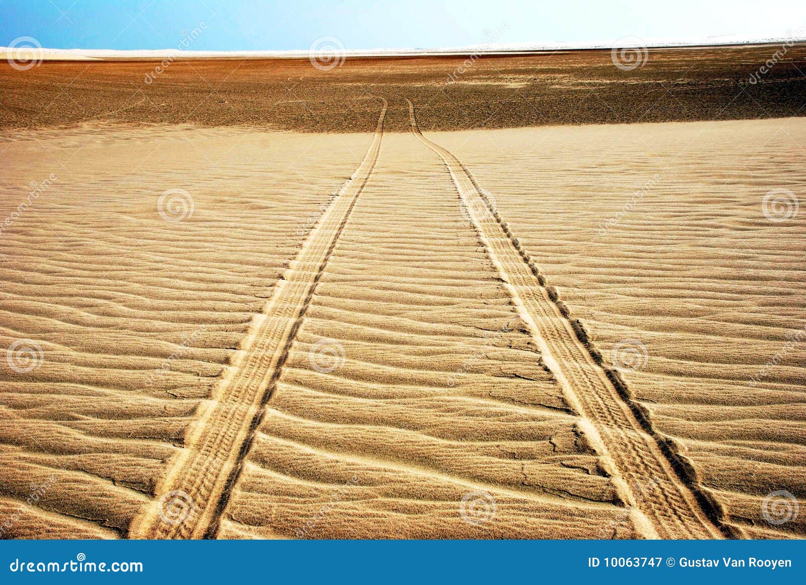Isolated tracks stock image. Image of stranded, sand - 10063747
