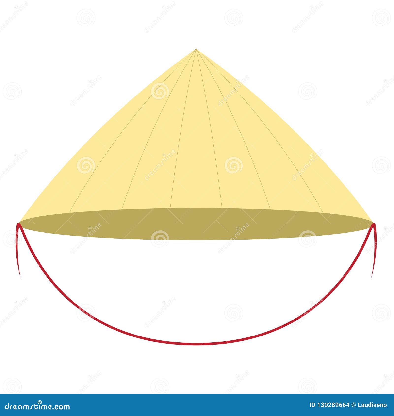 Isolated Traditional Chinese Hat Stock Vector - Illustration of asia ...