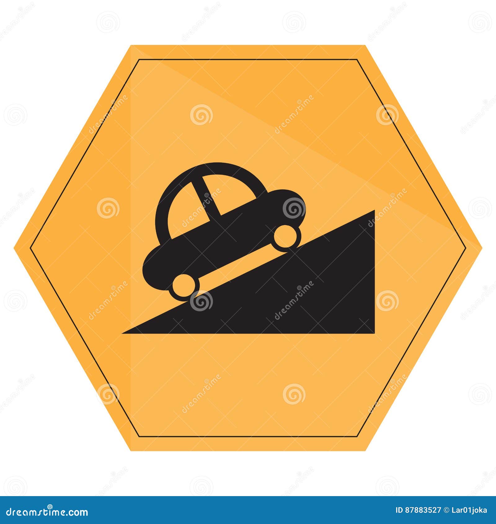 Isolated transit signal stock vector. Illustration of sign - 87883527