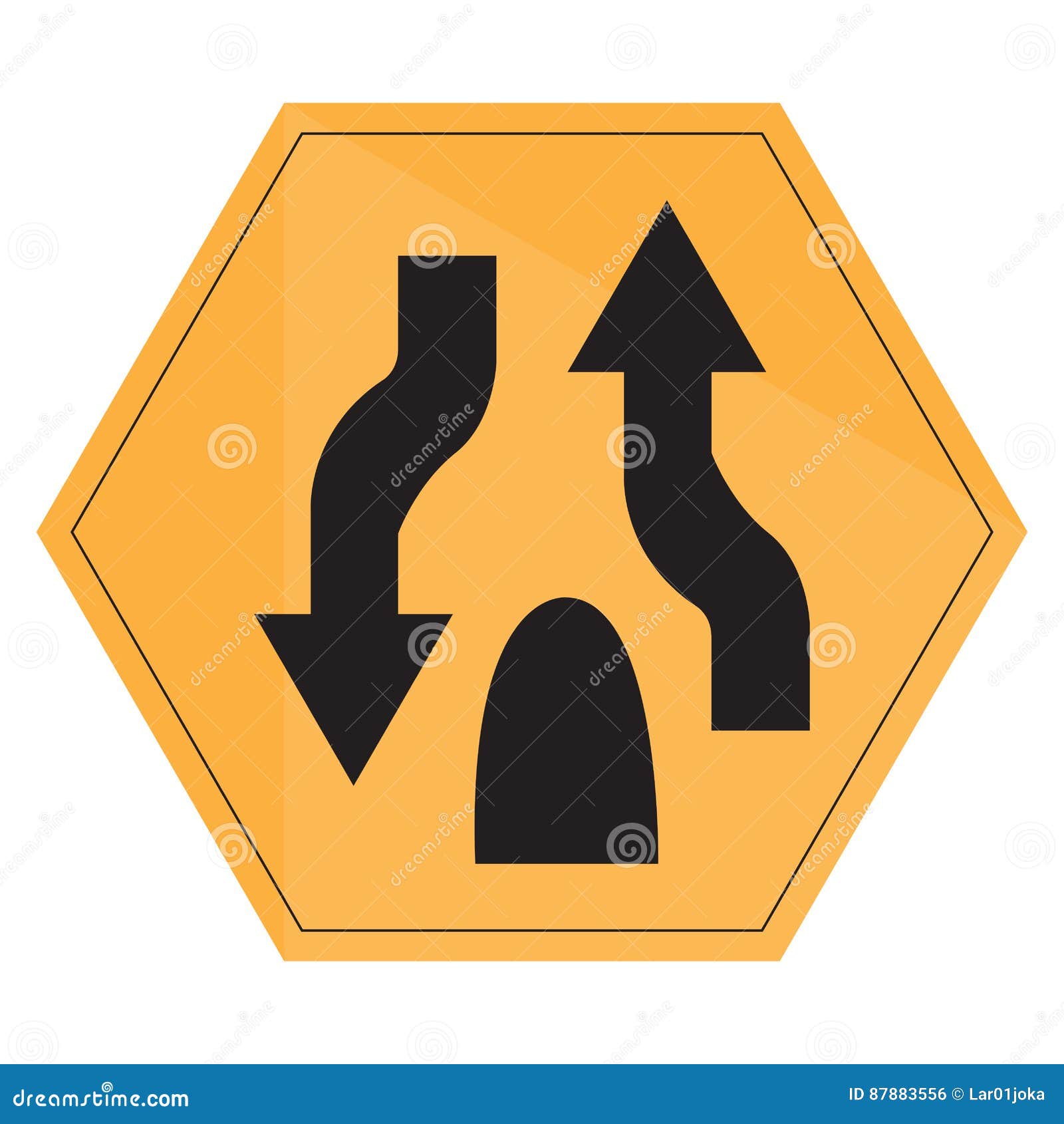 Isolated transit signal stock vector. Illustration of sign - 87883556