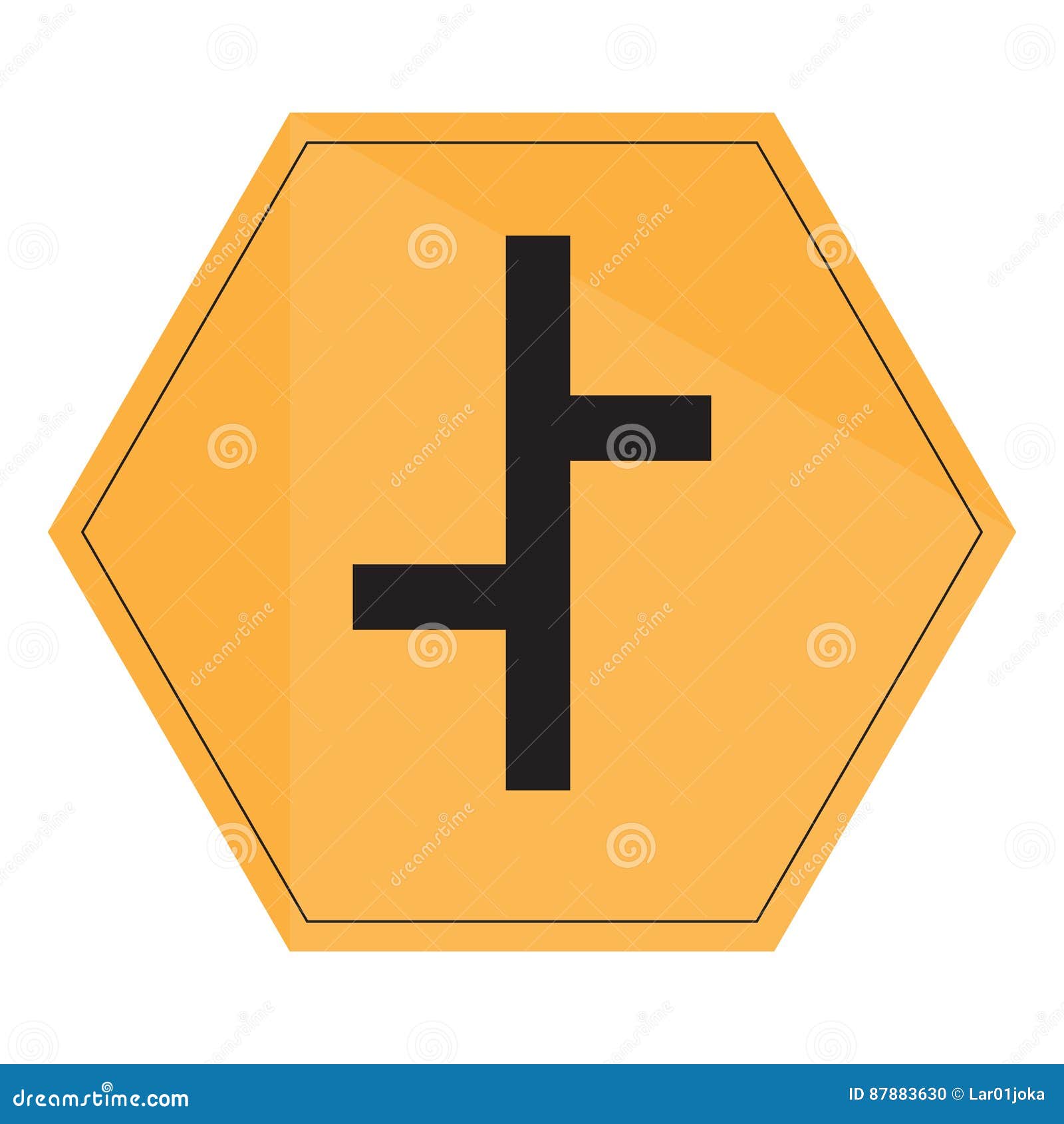 Isolated transit signal stock vector. Illustration of street - 87883630