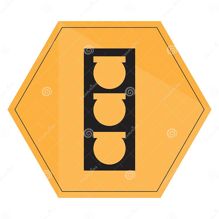 Isolated transit signal stock vector. Illustration of isolated - 87883777